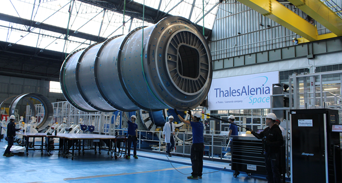 Thales Alenia Space Completes Primary Structure for Northrop Grumman's ...